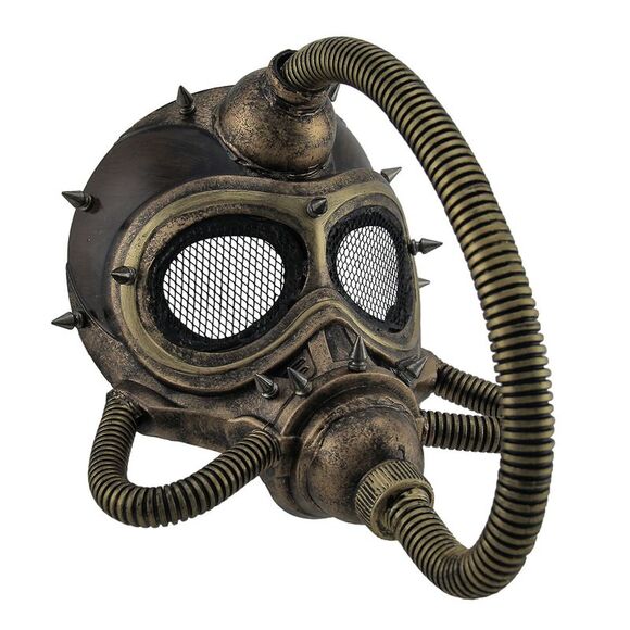 Zeckos | Accessories | Scratch Dent Bronze Metallic Spiked Steampunk ...